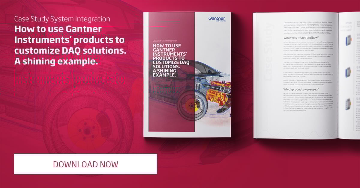How to use Gantner products to customize DAQ solutions - Gantner ...